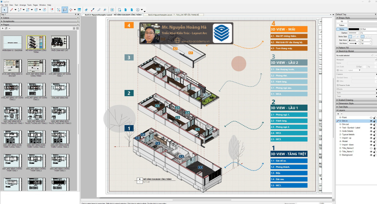 Layout Sketchup - Arc 5D+